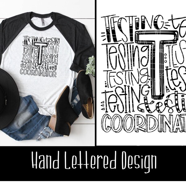Testing Coordinator Svg - Etsy