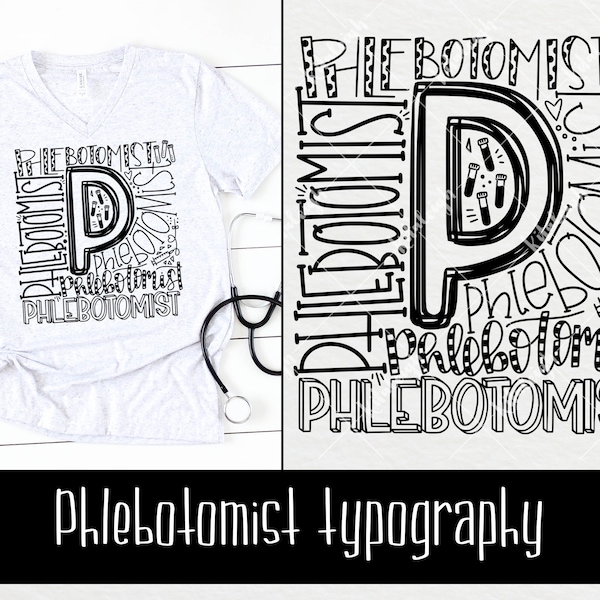Phlebotomist Word Art - Etsy