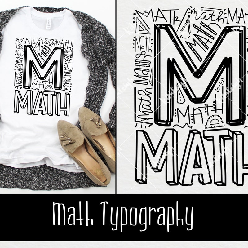 Math Silhouette Svg - Etsy