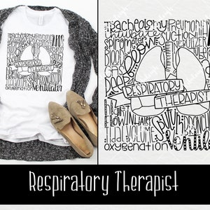 Respiratory Therapy RT Typography INSTANT DOWNLOAD Dxf Svg Eps - Etsy