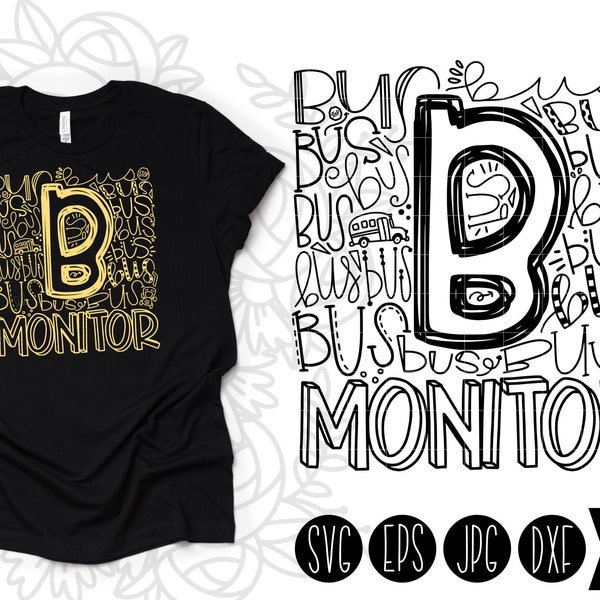 Bus Monitor Shirt - Etsy