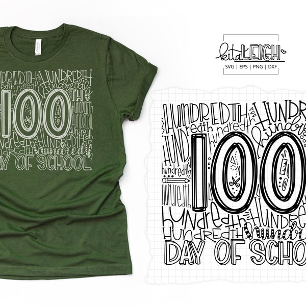100th Day of School - Etsy