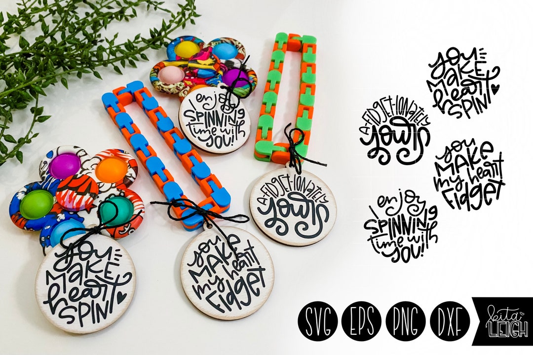 Fidget Valentine SVG Hand Lettered Printable Quotes - Etsy