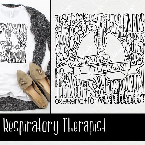 Respiratory Therapy RT Typography INSTANT DOWNLOAD Dxf Svg Eps - Etsy