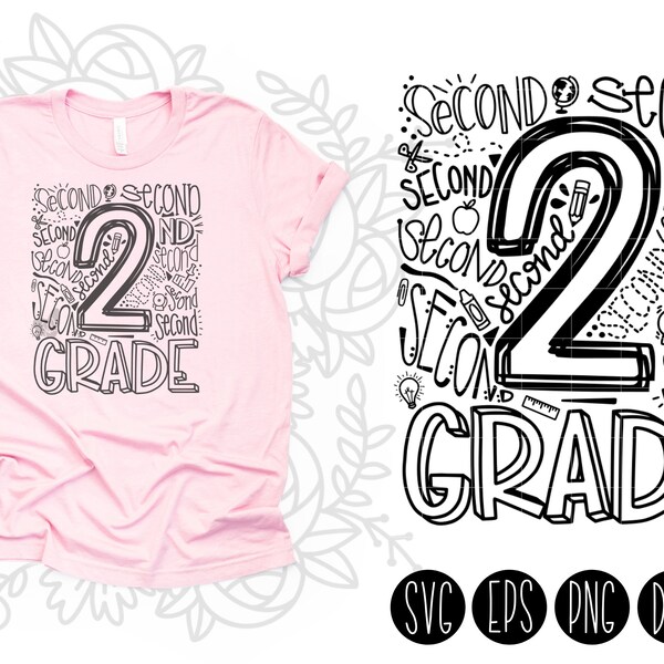 2nd Grade Shirt - Etsy
