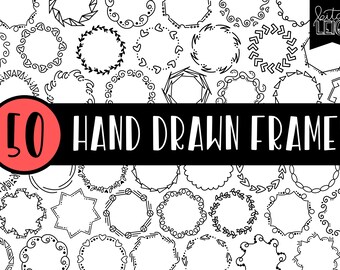 Hand Drawn Monogram - Etsy