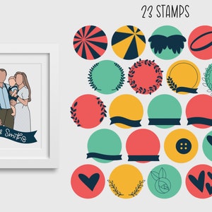 105 Procreate Brushes | Faceless Portrait Creator Kit - Etsy