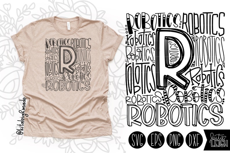 Robotics Typography Shirt Design First Day of School SVG - Etsy