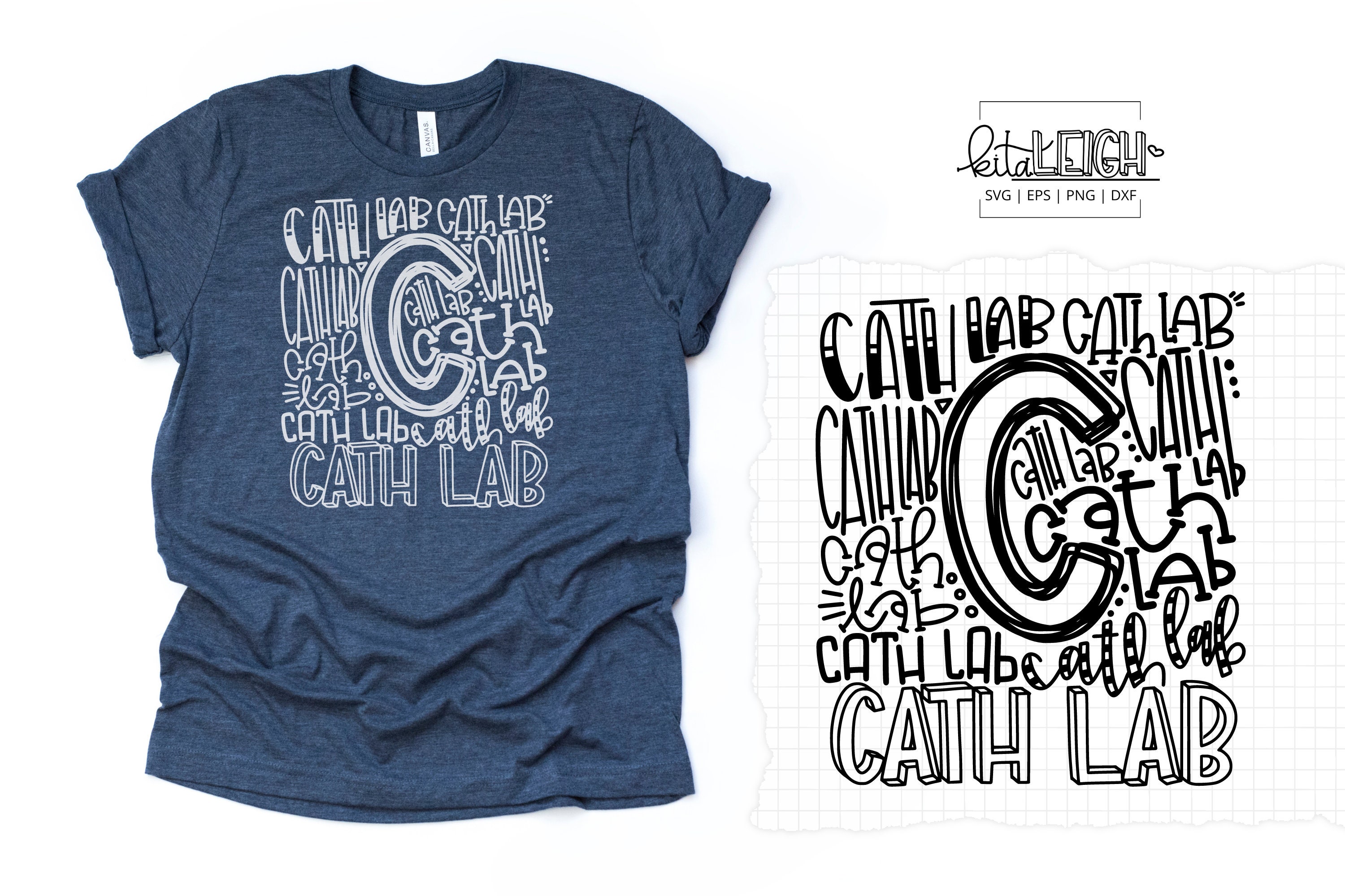 Cath Lab SVG Typography INSTANT DOWNLOAD Cut File - Etsy