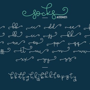 Mismatched Socks | Handwritten Commercial Use Font - Etsy