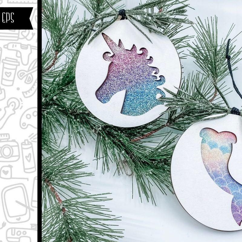 Mermaid Ornaments - Etsy