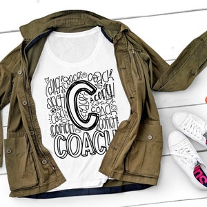 Coach Typography INSTANT DOWNLOAD Dxf, Svg, Eps, Png for Use With ...