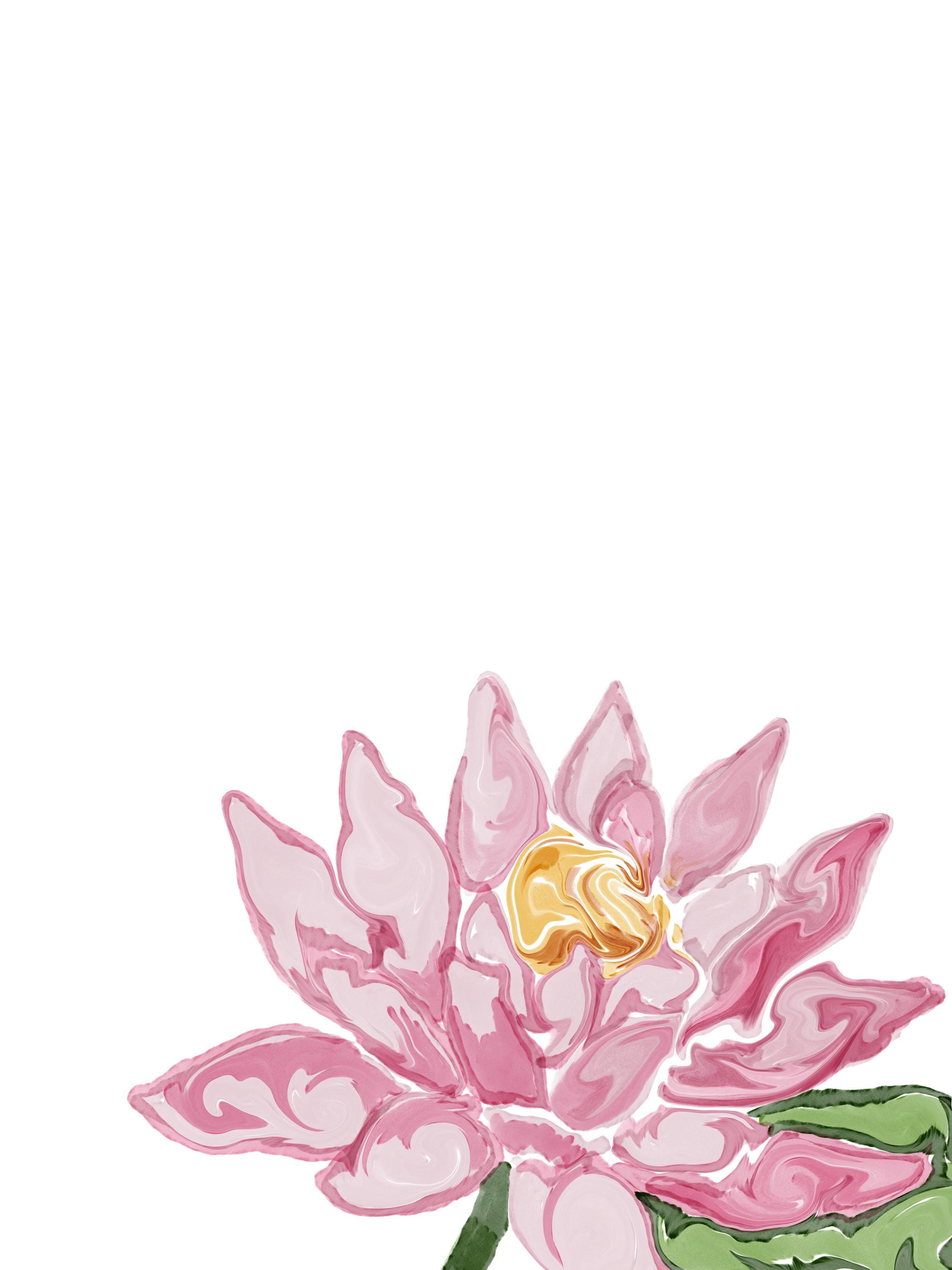 Lotus Flower Digital Print | Printable Wall Art | Botanical ...
