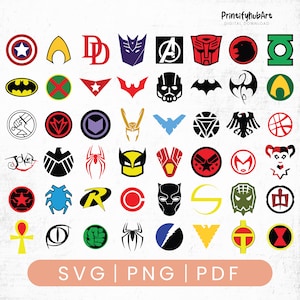 Super He.ro Logo SVG PNG EPS Files Bundle, Super He.ro Logo Layered ...