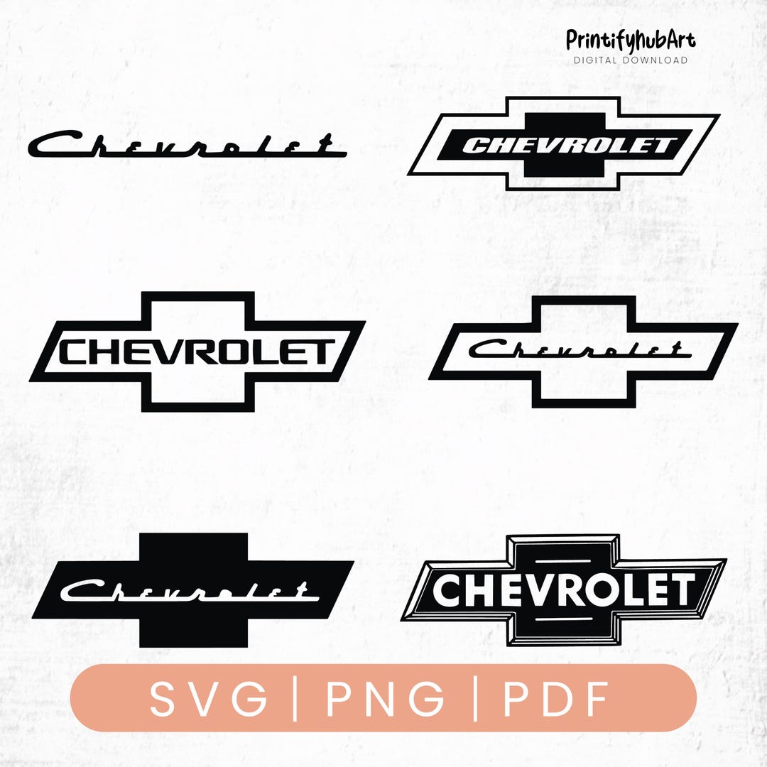 Chevrolet PNG, Chevrolet Letters, Chevrolet Emblem Svg, Chevrolet Decal ...