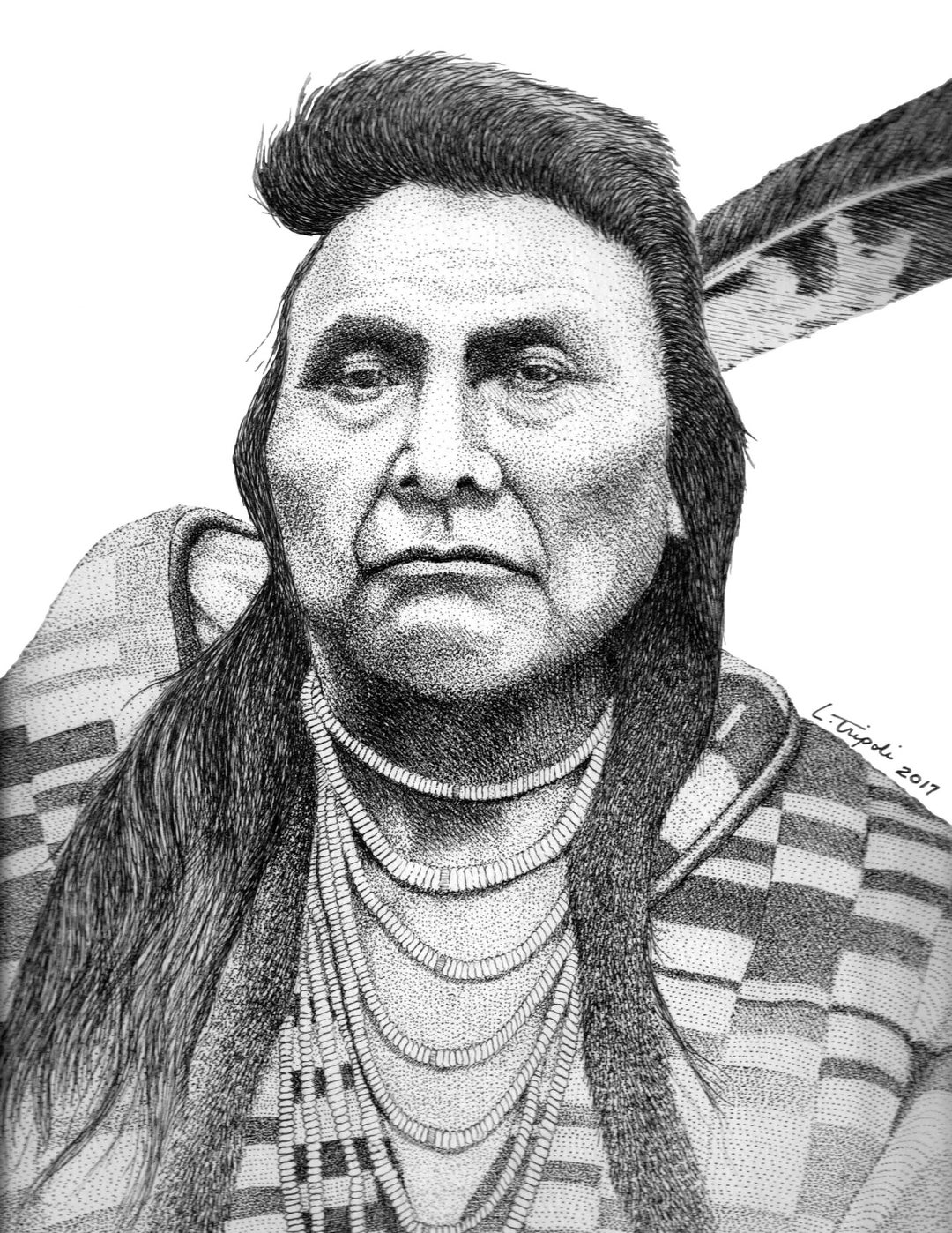 Chief Joseph - 11 X 14 Matted Print - Etsy