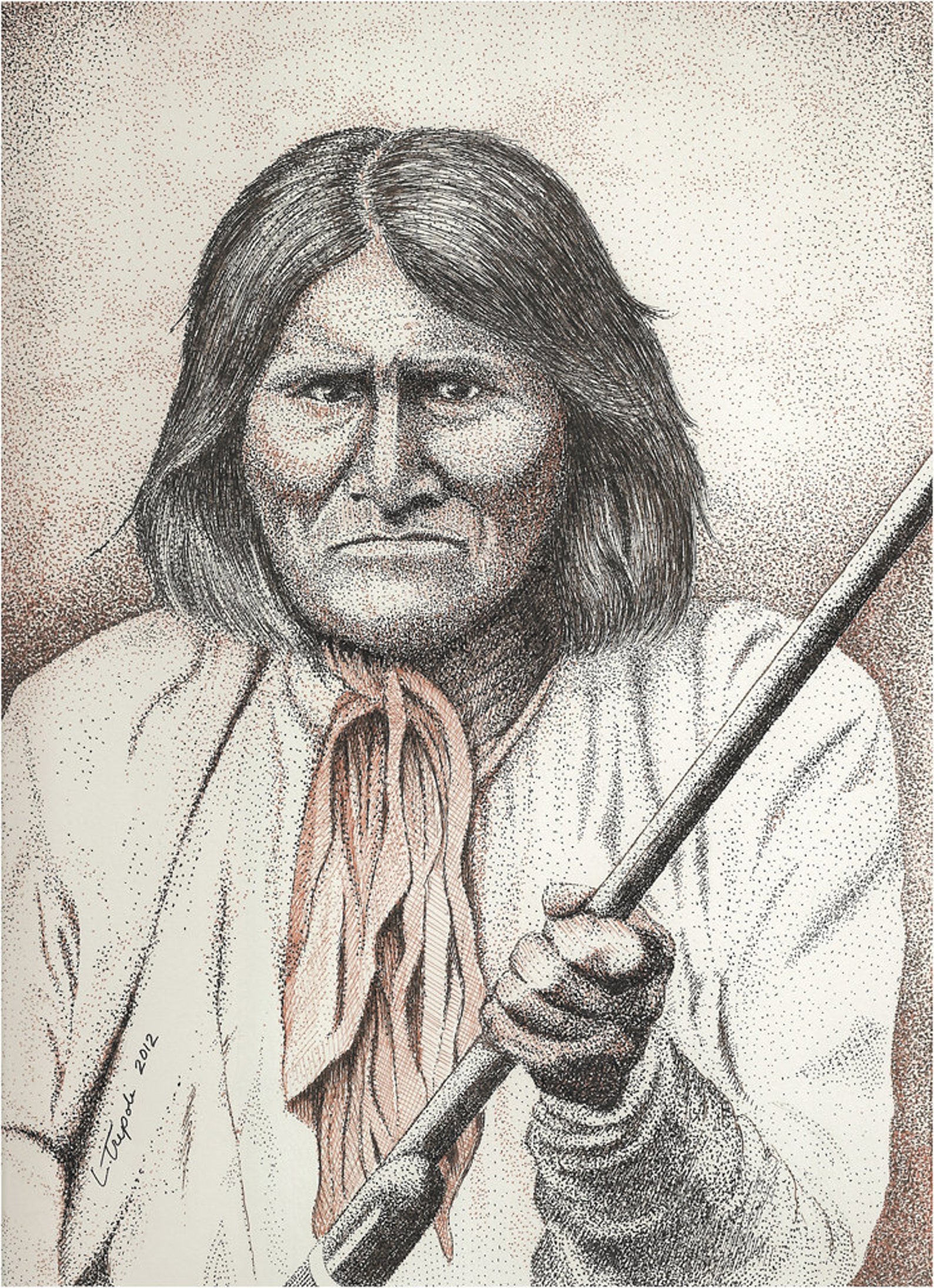 Geronimo - 11 X 14 Matted Print - Etsy