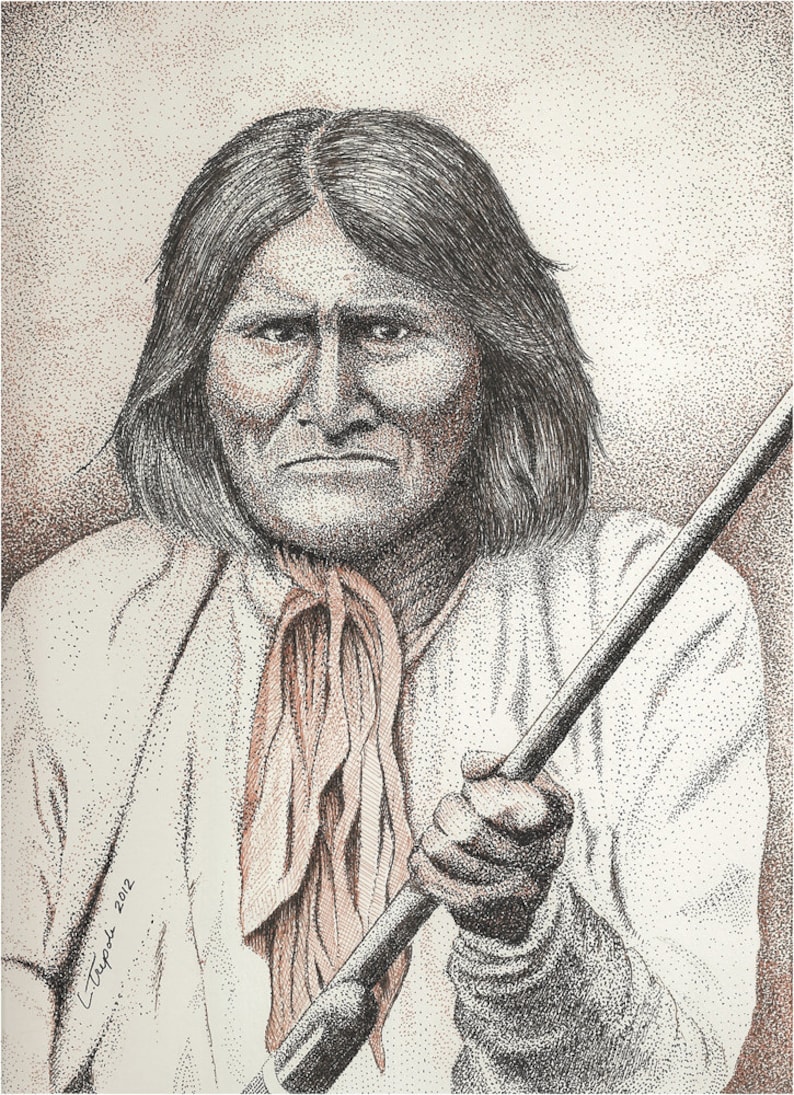 Geronimo - 11 X 14 Matted Print - Etsy