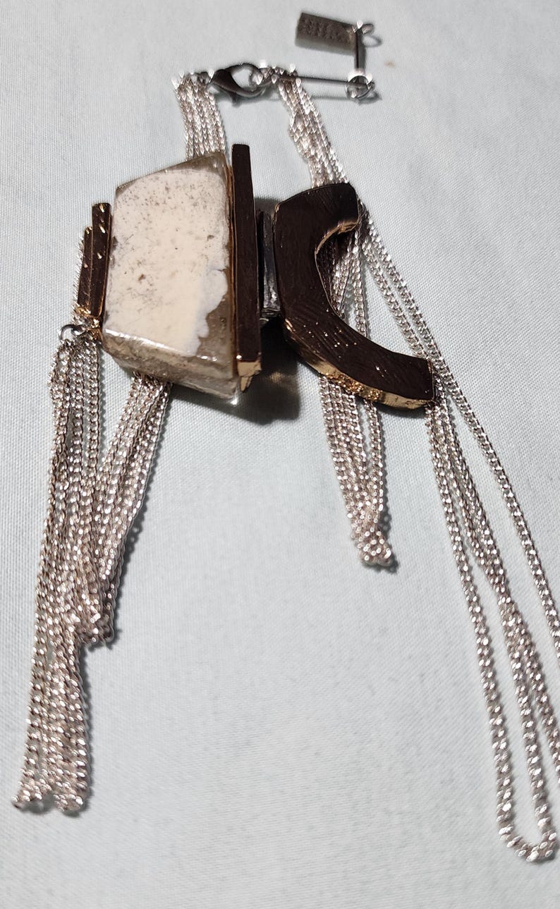 Anne-marie Chagnon Montreal Handmade Modernist Necklace - Sculptural ...