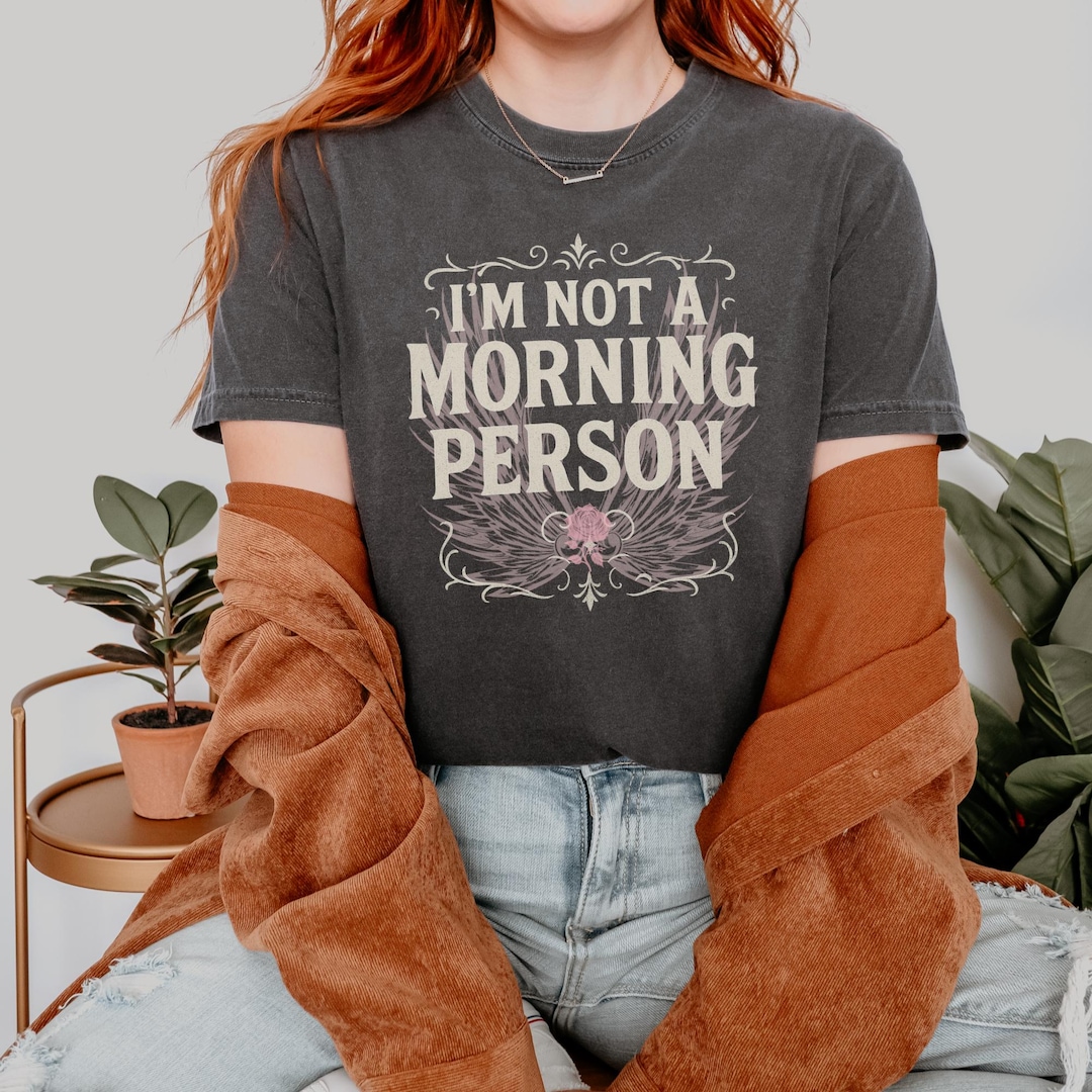 I'm Not A Morning Person T-shirt, Funny Cringe Meme Tee, Offensive Gen ...