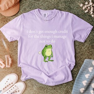 Sarcastic Frog Shirt, Introvert Humor Graphic Tee, Funny ...