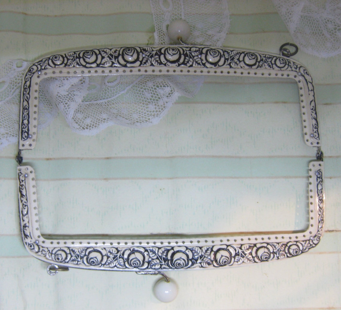 French Art Deco Vintage Bag Frame Celluloid Bag Frame Purse | Etsy