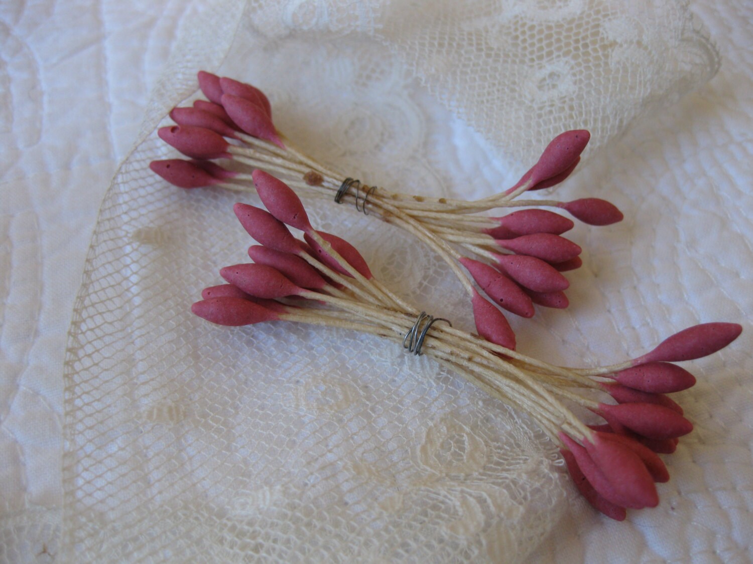 Vintage Stamens 1950s Millinery Trim Floristry Artificial Hand Made ...
