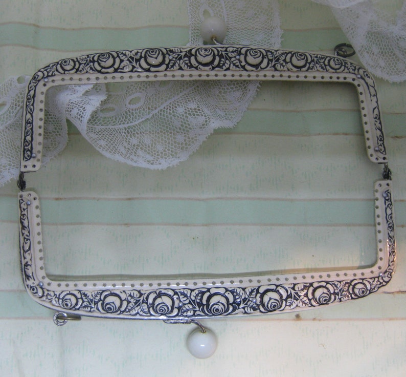 French Art Deco Vintage Bag Frame Celluloid Bag Frame Purse - Etsy