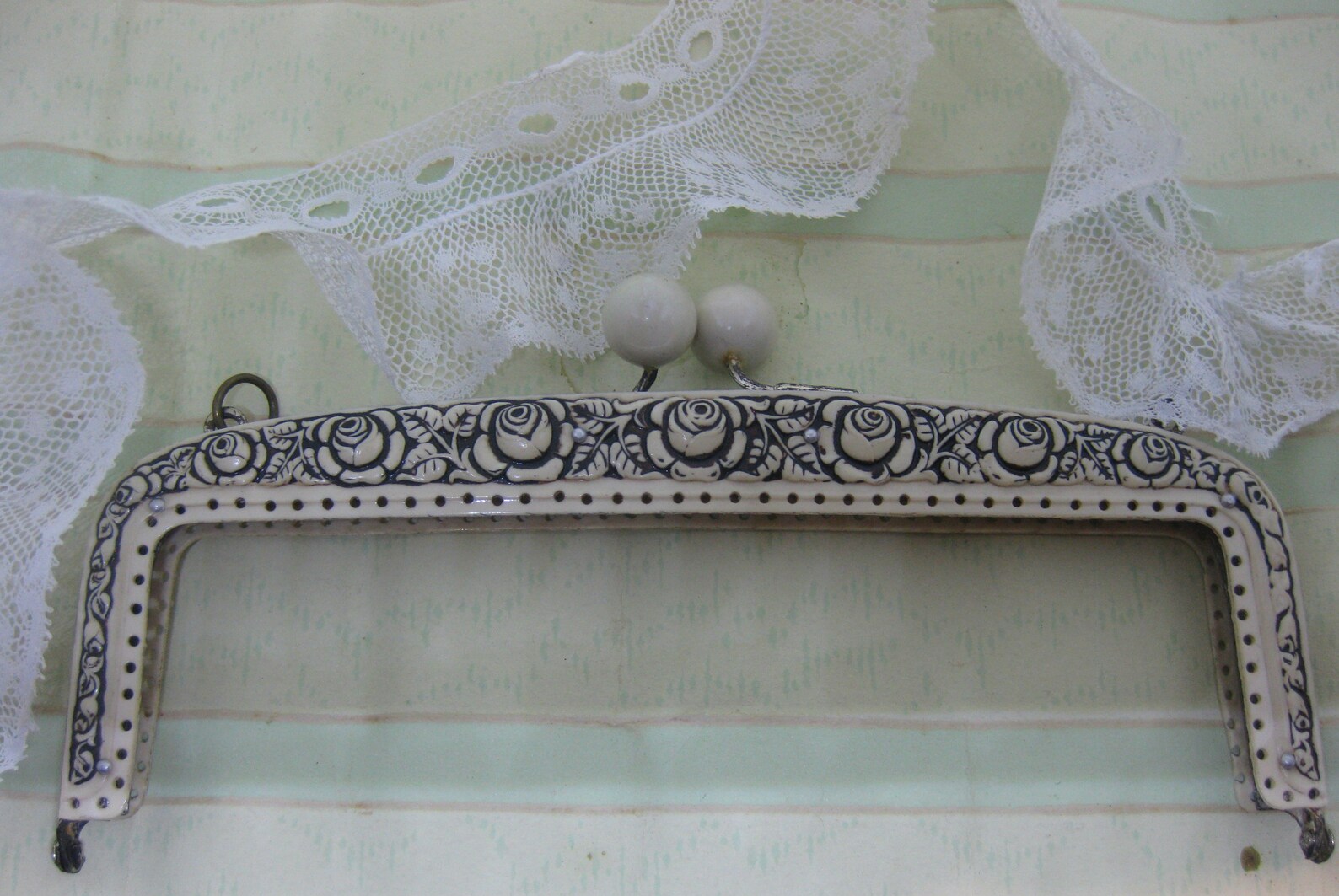 French Art Deco Vintage Bag Frame Celluloid Bag Frame Purse - Etsy