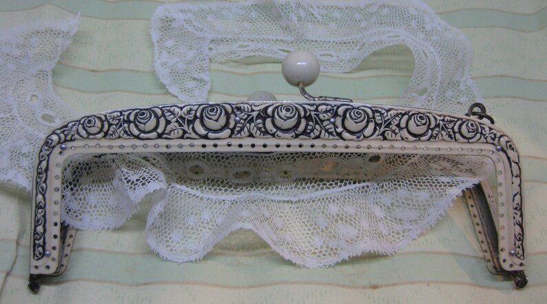 French Art Deco Vintage Bag Frame Celluloid Bag Frame Purse - Etsy