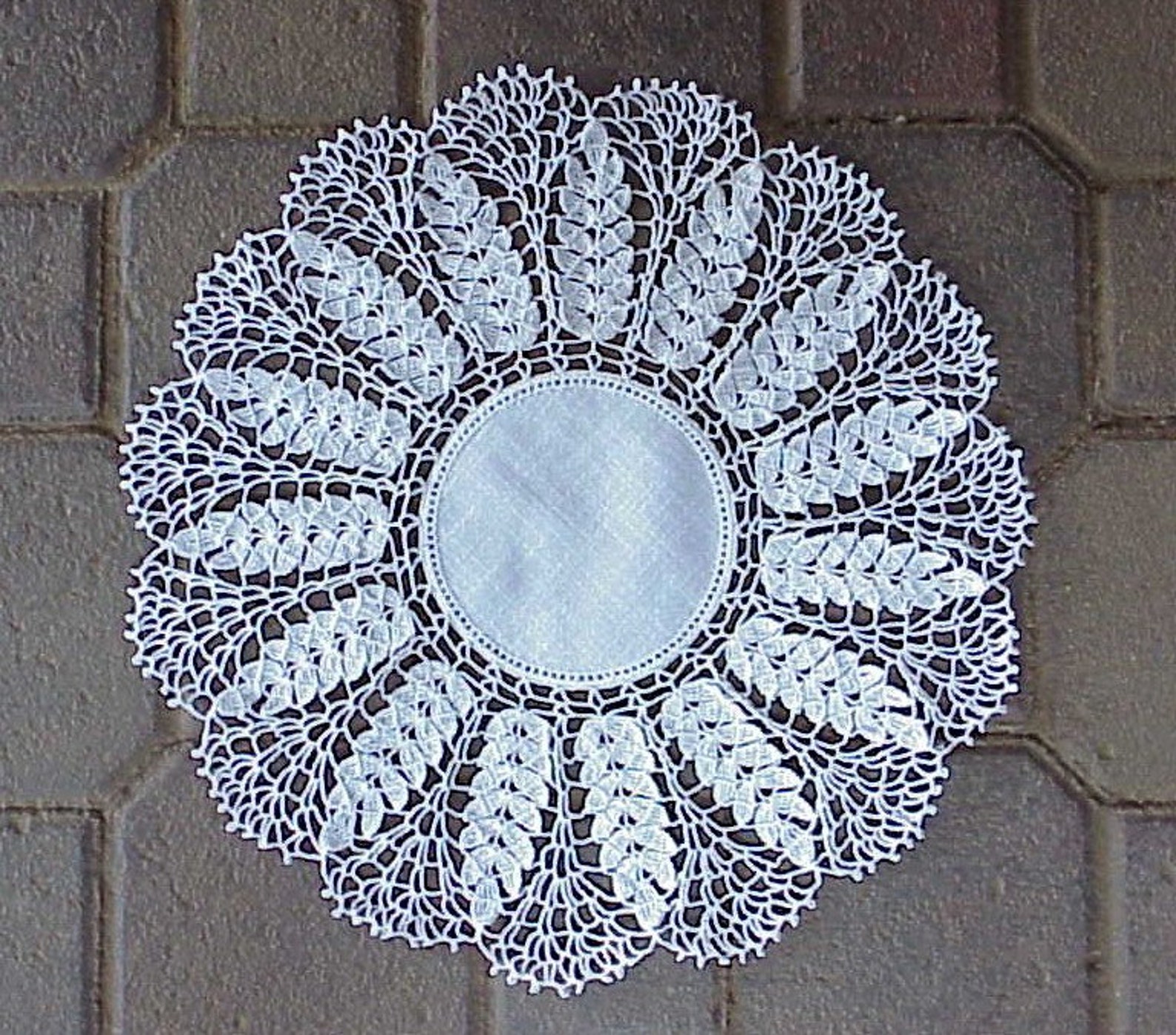 Antique Wheat Linen Doily Pattern - Etsy