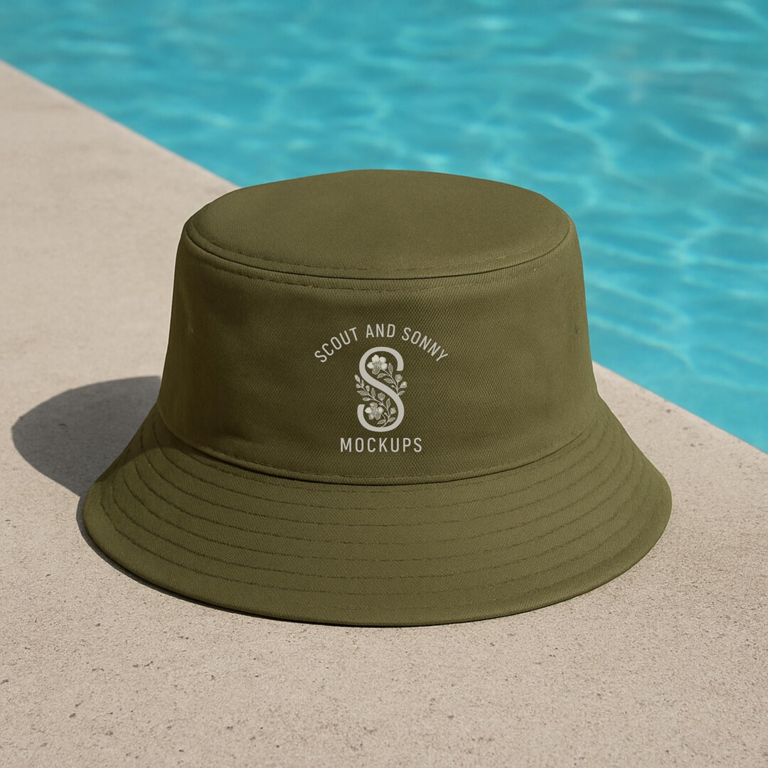 Army Bucket Hat Mockup - Etsy