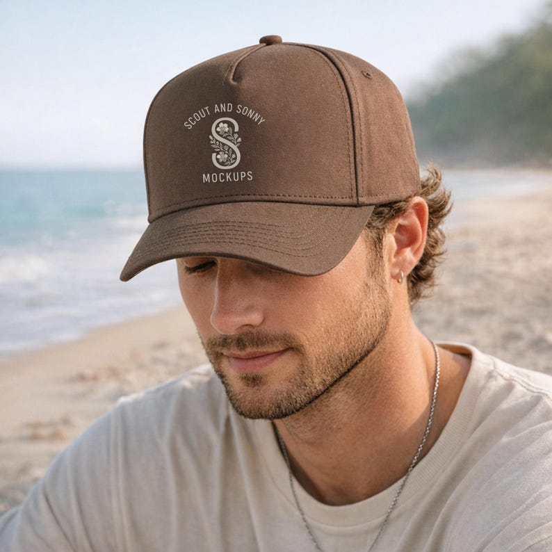 Frame Cap Mockup, AS Colour 1160 in Walnut - Etsy UK