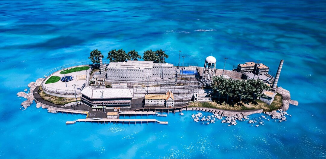 Fivem Prison Island MLO | Realistic Jail RP Map | Optimized Lag-free ...