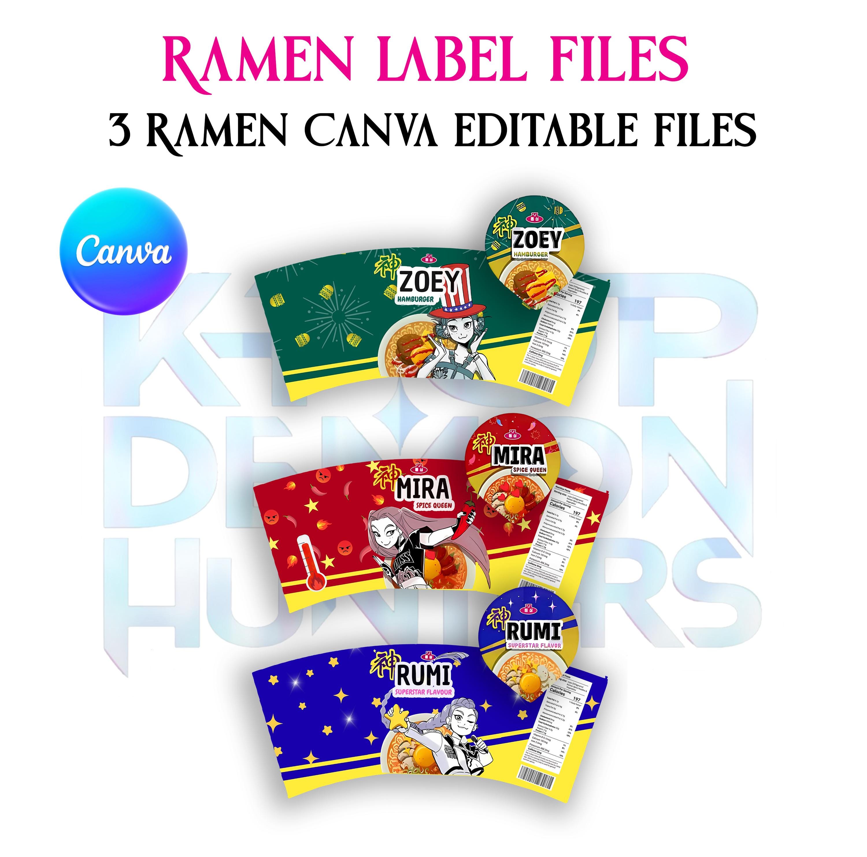 Kpop Birthday Party Set | Huntrix Theme, Editable Decorations (PDF) - Etsy
