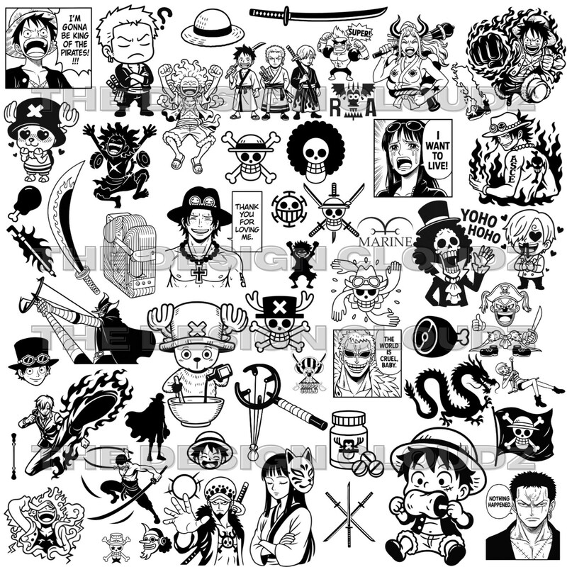 Pirated Manga One Piece - Etsy