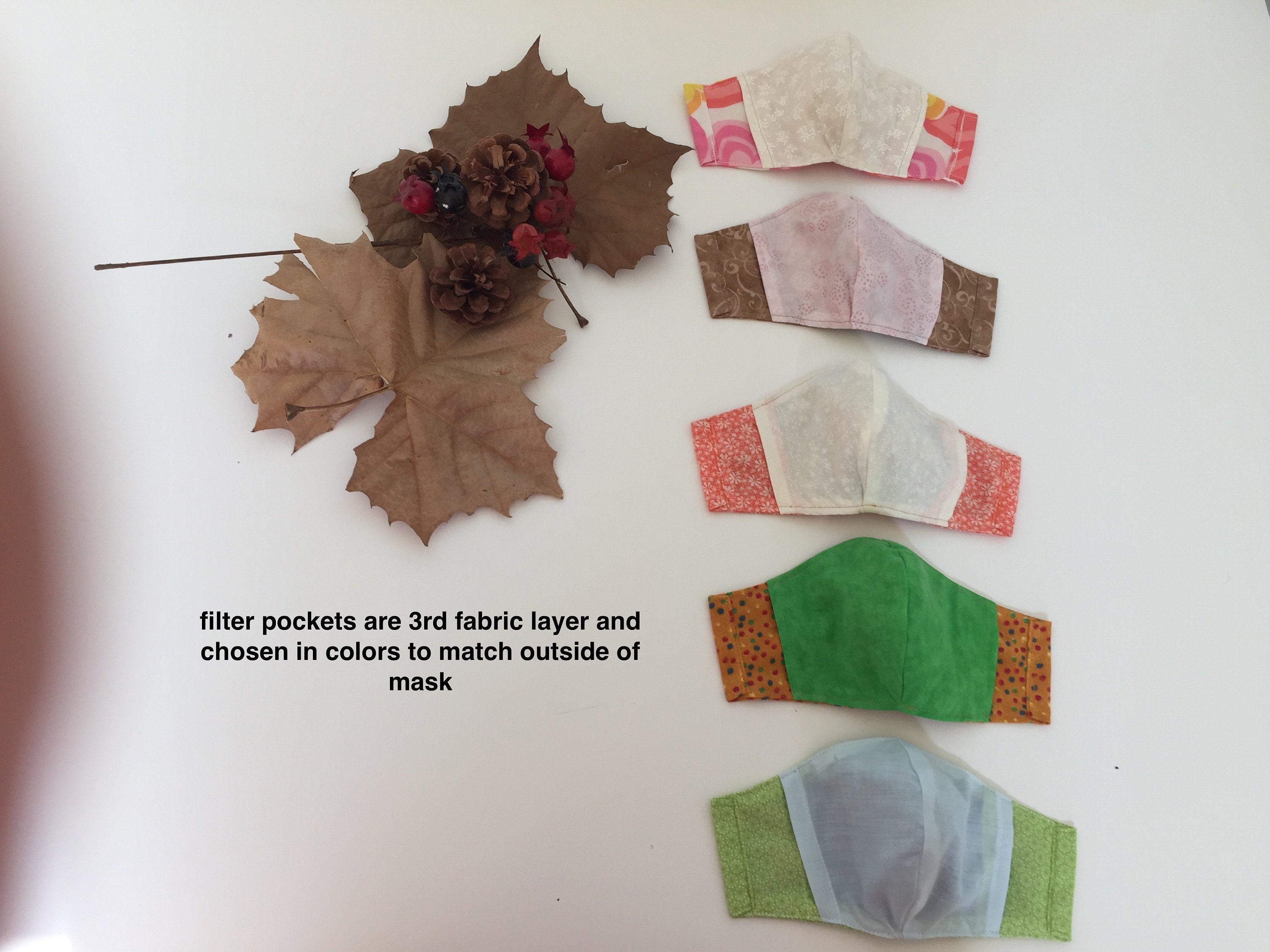 Face Masks/over the Head / Ear Loop Option/standard Adult/teenager ...