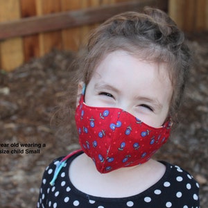 Face Masks/over the Head / Ear Loop Option/standard Adult/teenager ...