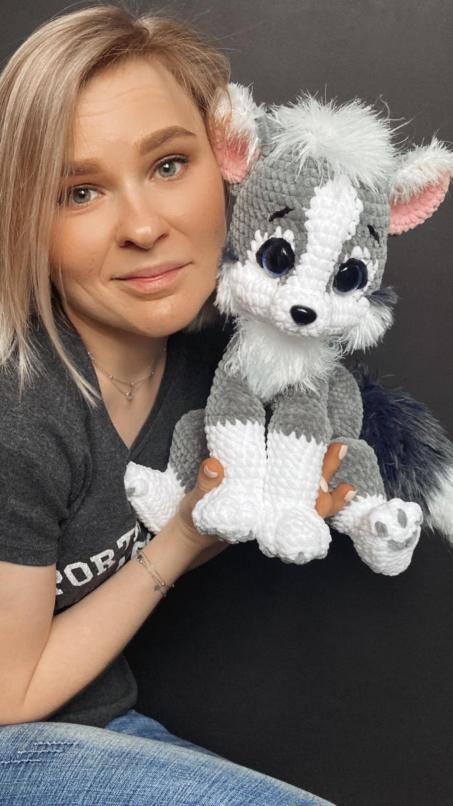 Plush Wolf Cub Crochet Pattern - Printable PDF A Crocheted Toy for ...