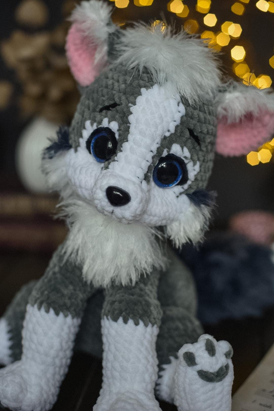 Plush Wolf Cub Crochet Pattern - Printable PDF A Crocheted Toy for ...
