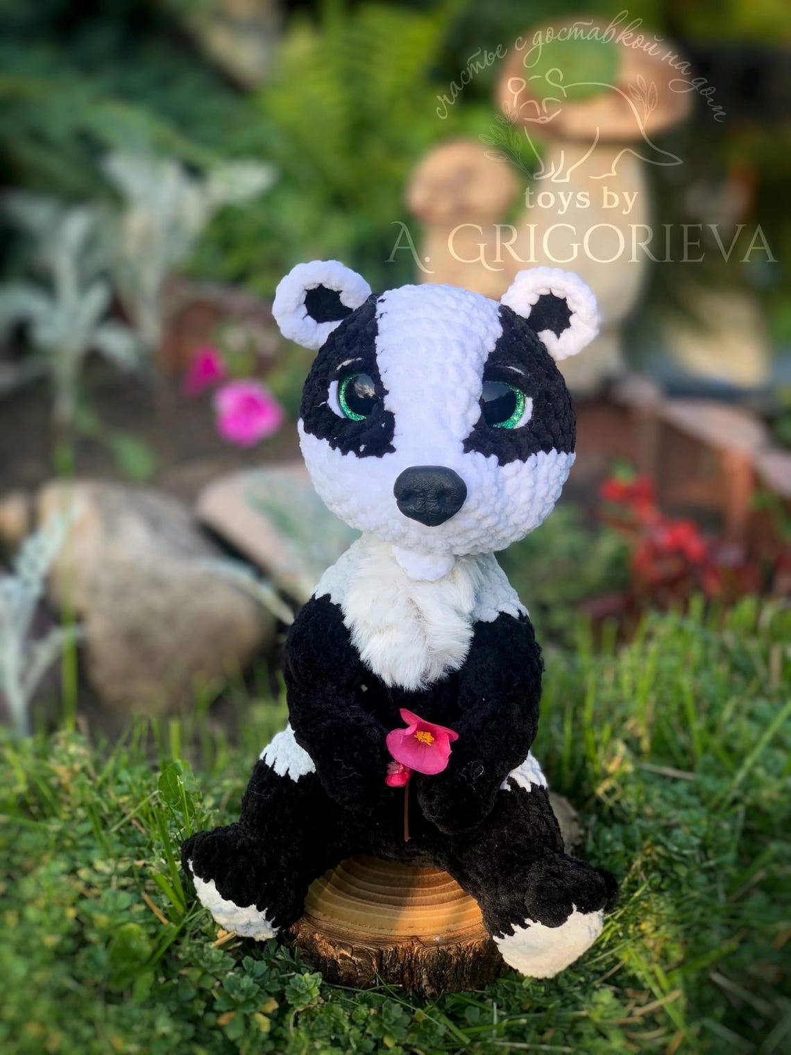 Plush Badger Crochet Pattern - Printable PDF - Etsy