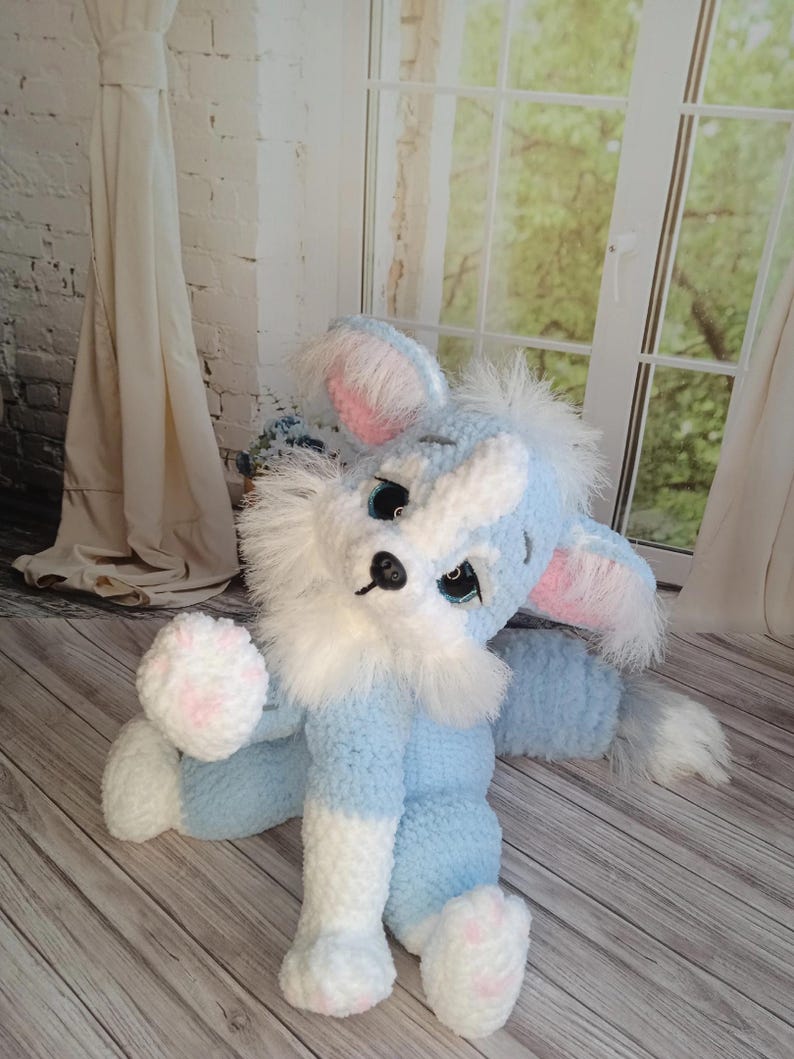 Plush Wolf Cub Crochet Pattern - Printable PDF A Crocheted Toy for ...