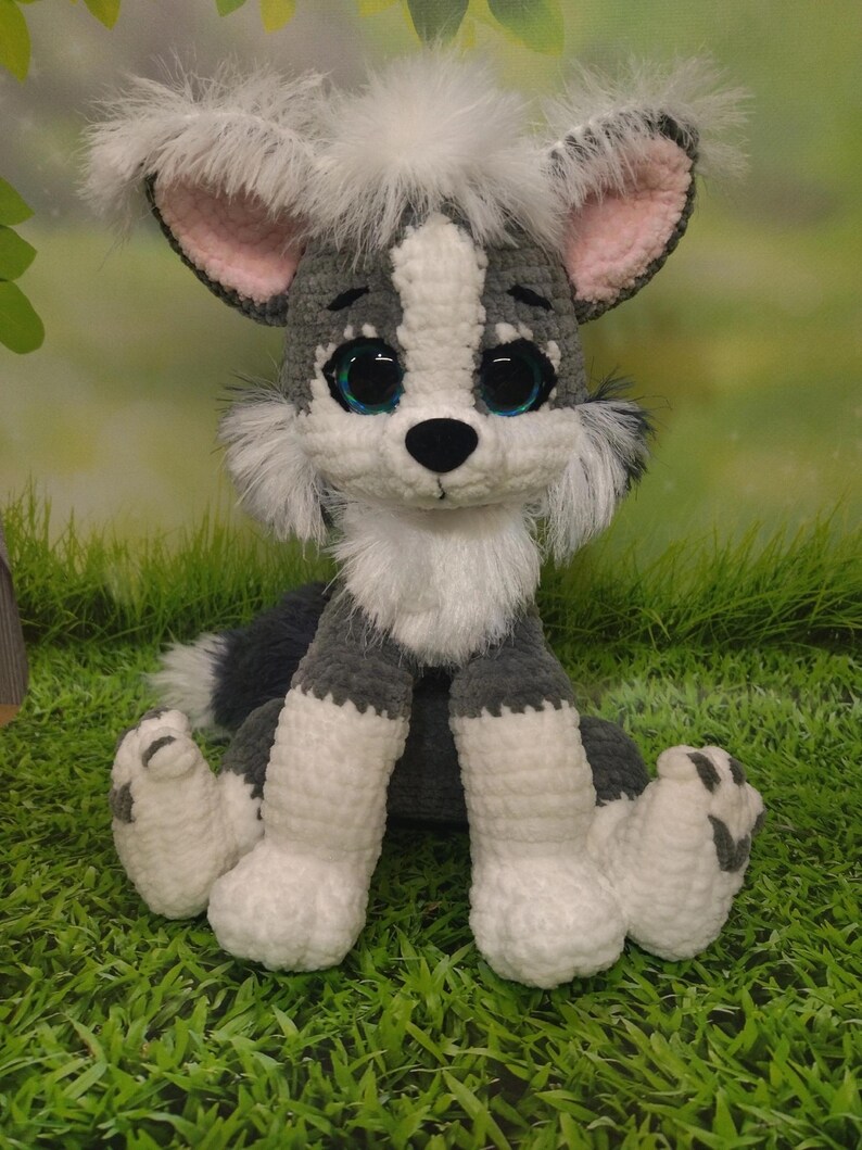 Plush Wolf Cub Crochet Pattern - Printable PDF A Crocheted Toy for ...