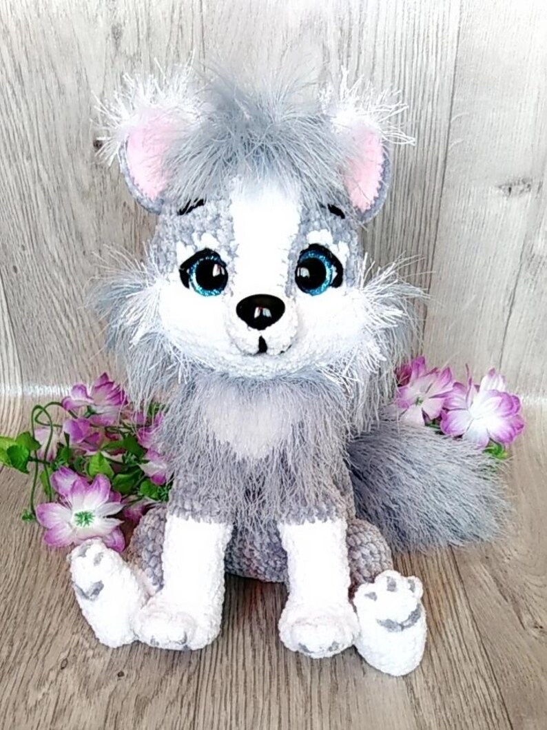 Plush Wolf Cub Crochet Pattern - Printable PDF A Crocheted Toy for ...