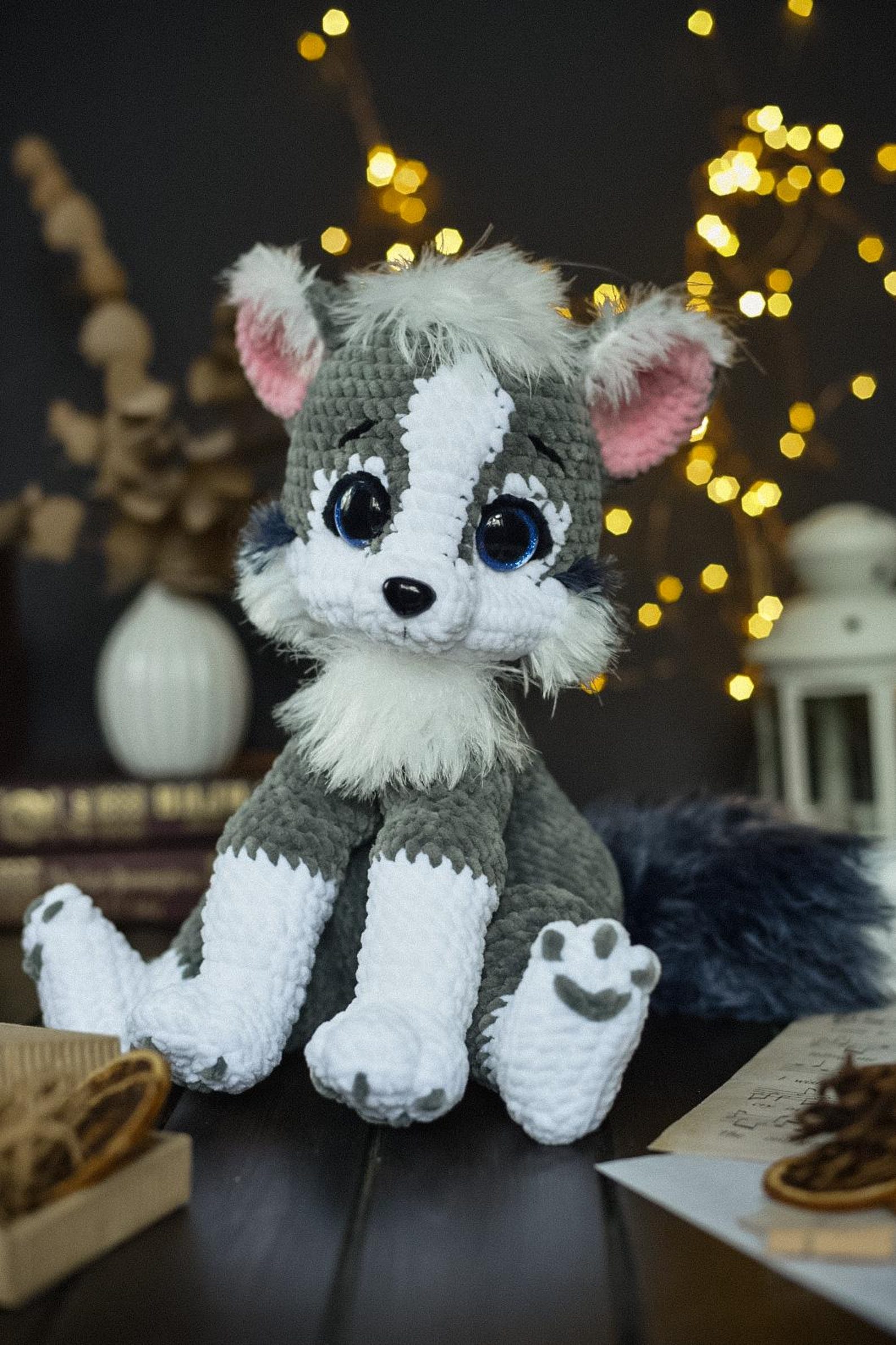 Plush Wolf Cub Crochet Pattern - Printable PDF A Crocheted Toy for ...