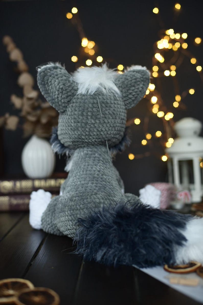 Plush Wolf Cub Crochet Pattern - Printable PDF A Crocheted Toy for ...