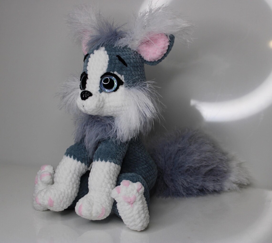 Plush Wolf Cub Crochet Pattern - Printable PDF A Crocheted Toy for ...