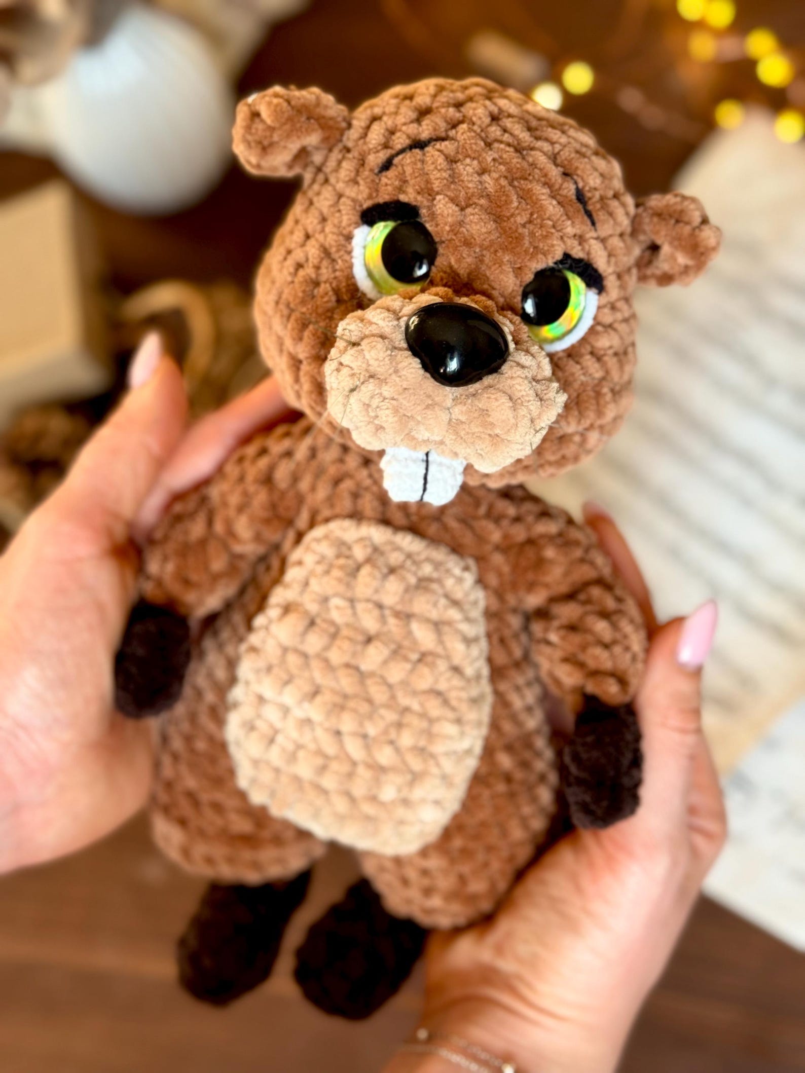 Plush Beaver Crochet Pattern - Printable PDF A Crocheted Toy for Games ...