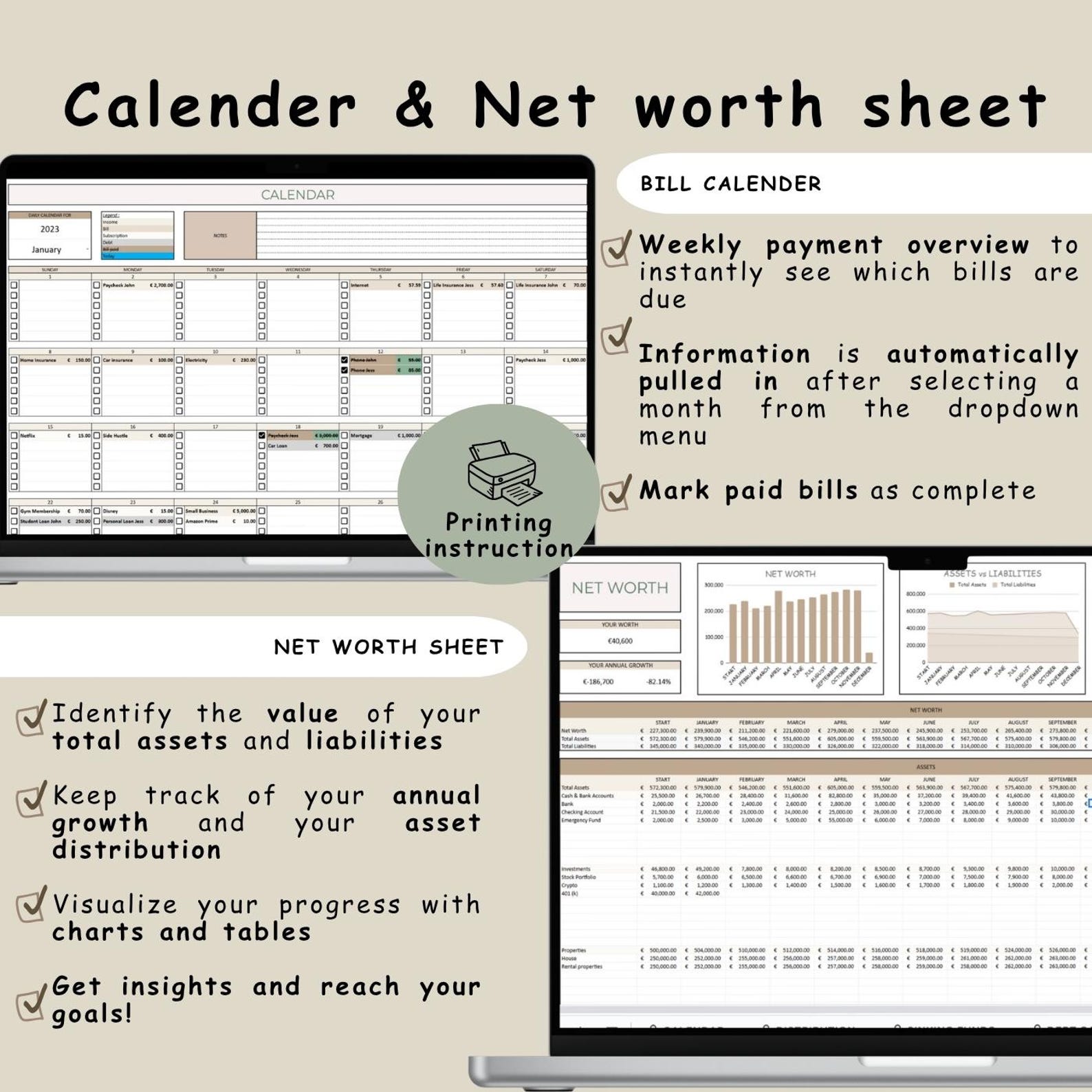 Student Budget Planner Digital Monthly Student Budget Tracker Google ...