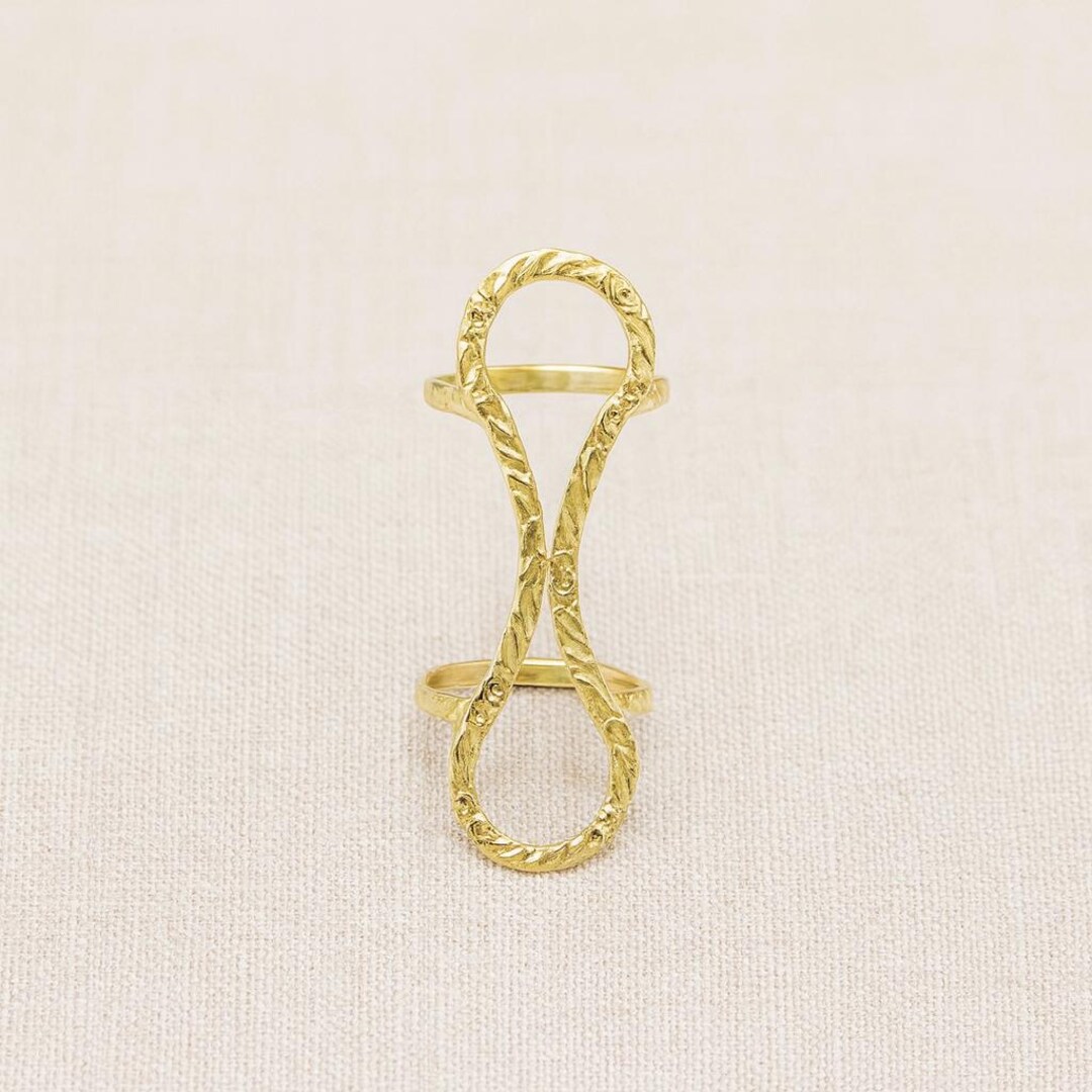 Yellow Brass Arthritis Ring: Finger MCP Splint - Etsy